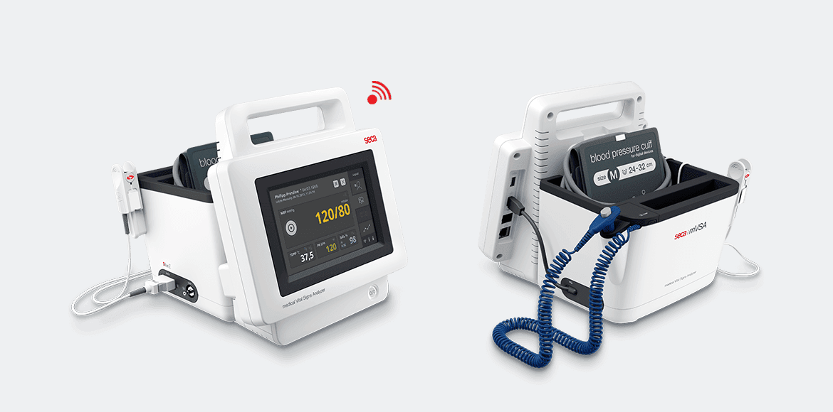 Seca mVSA 535 Wireless Spot Check Vital Signs Monitor- NIBP/ Pulse ...