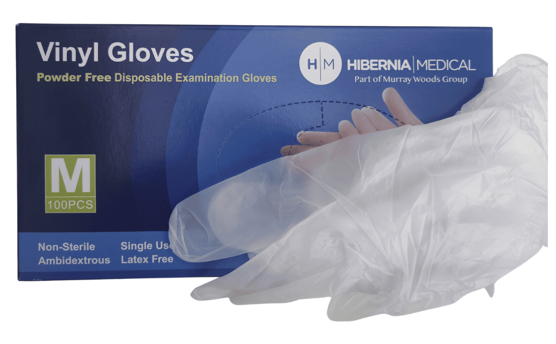 Vinyl Gloves - Hibernia Medical